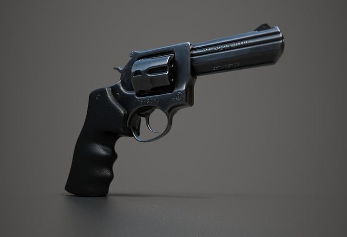 Revolver 357 magnum 3D model | CGTrader