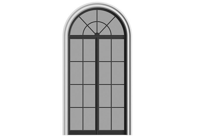 Arched Exterior Window 3D model | CGTrader