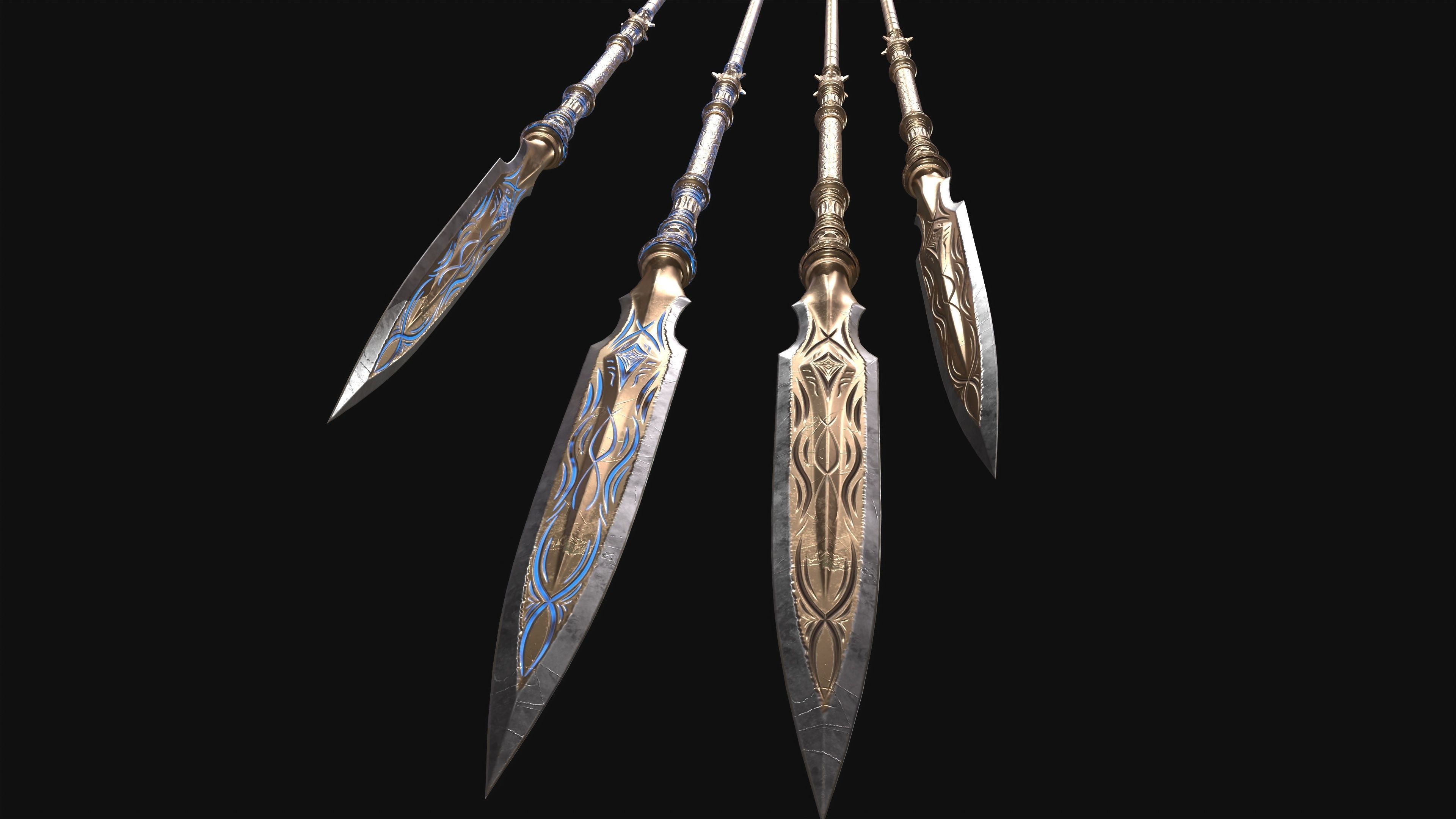 3D model Lance Melee Weapon VR / AR / low-poly | CGTrader