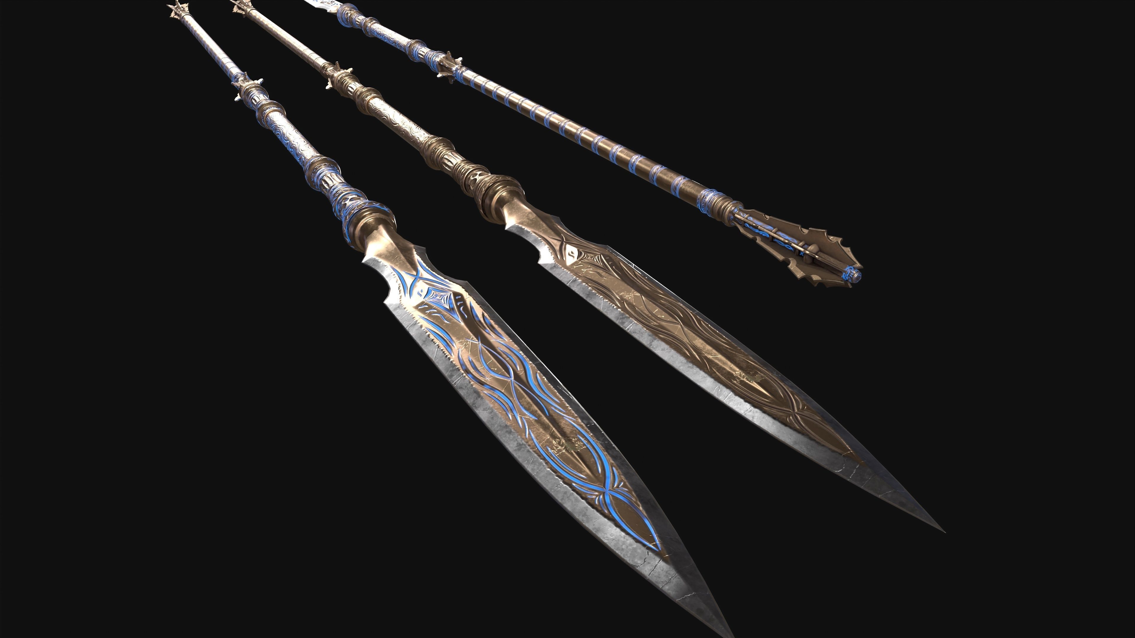 3D model Lance Melee Weapon VR / AR / low-poly | CGTrader