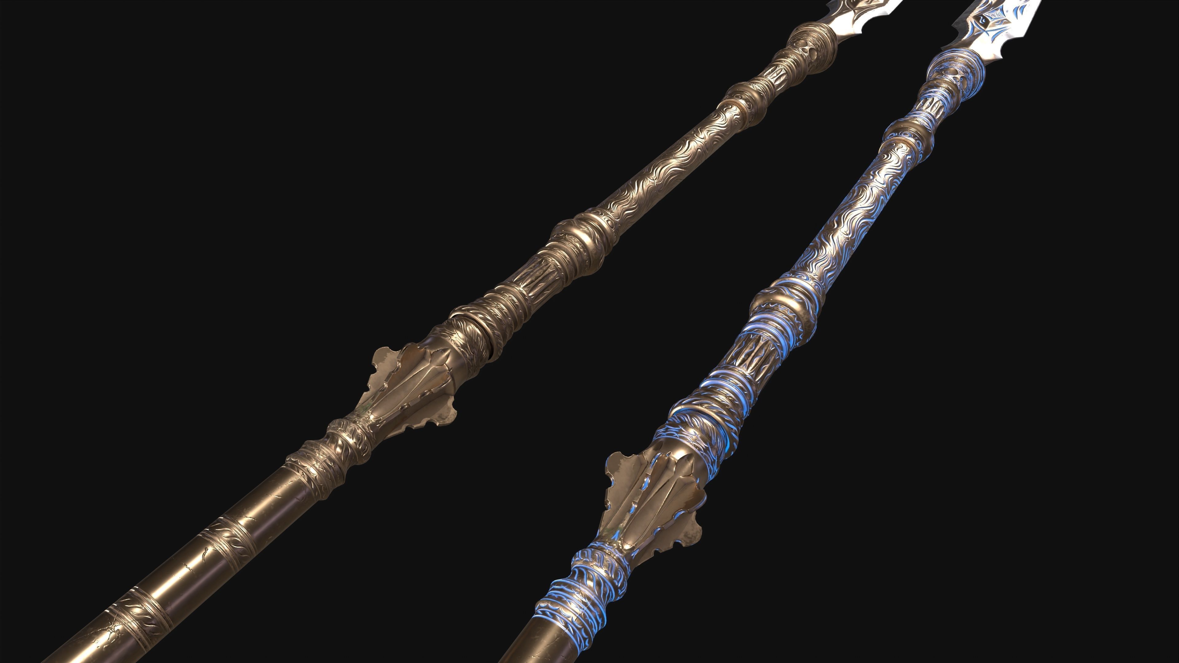 3D model Lance Melee Weapon VR / AR / low-poly | CGTrader