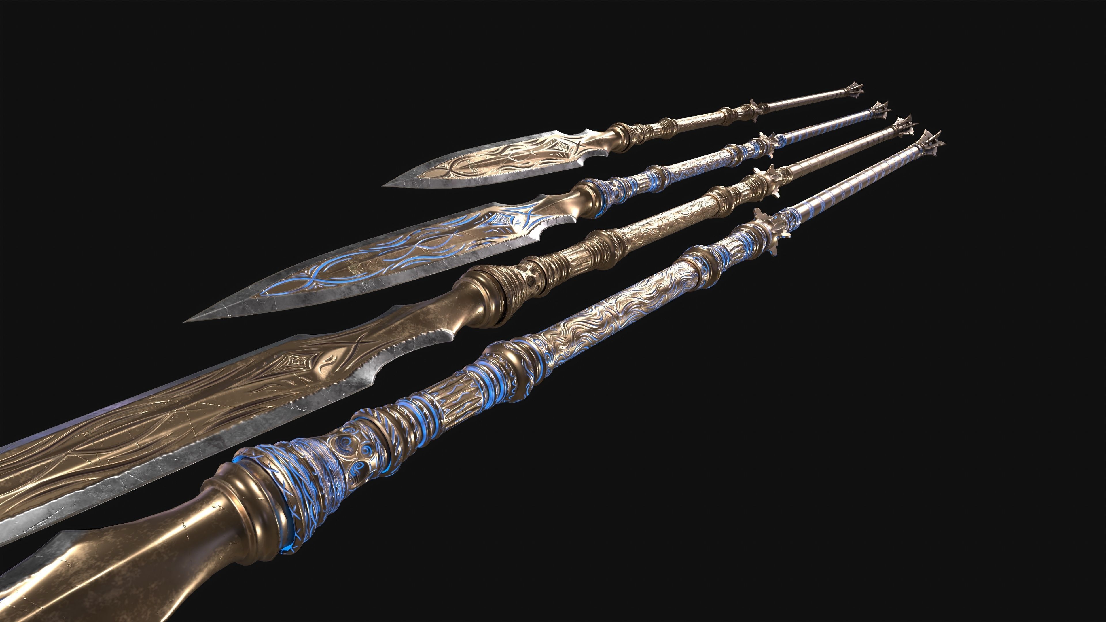 3D model Lance Melee Weapon VR / AR / low-poly | CGTrader