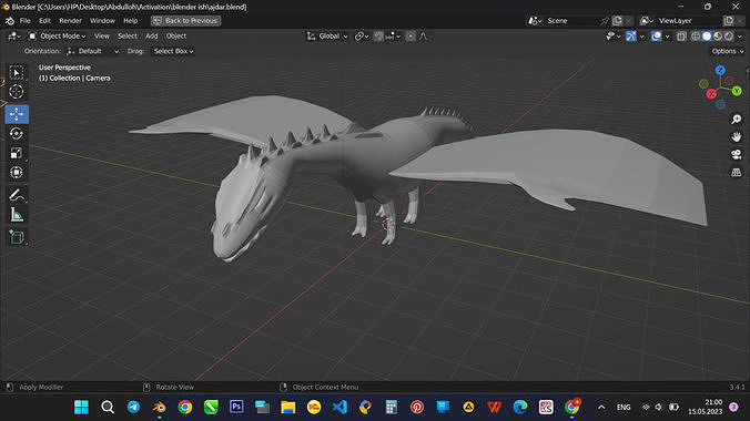 blender 3D model 3D printable | CGTrader