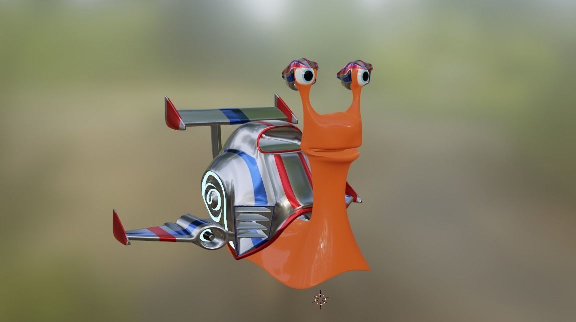 TRABO SNAIL 3D model animated | CGTrader