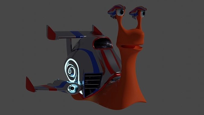 TRABO SNAIL 3D model animated | CGTrader
