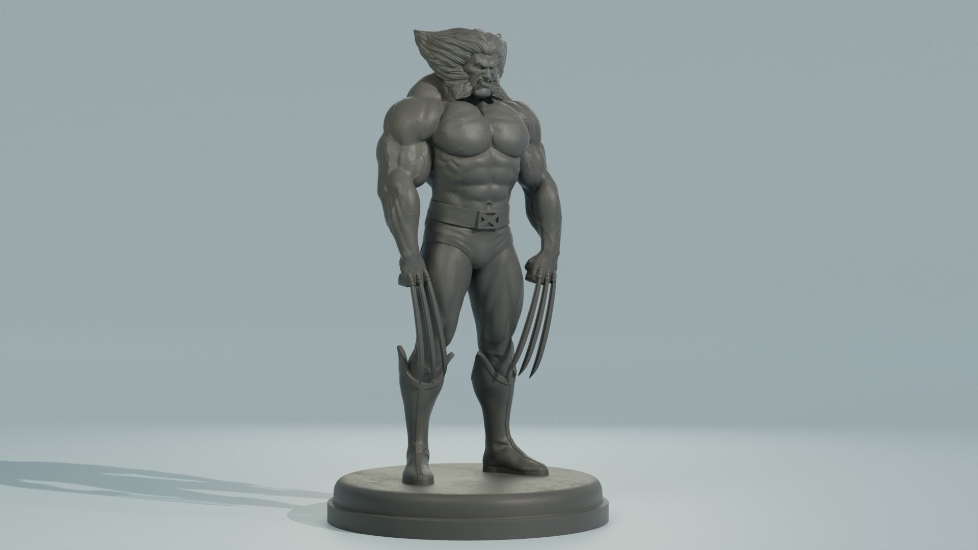 Wolverine 3D model 3D printable | CGTrader
