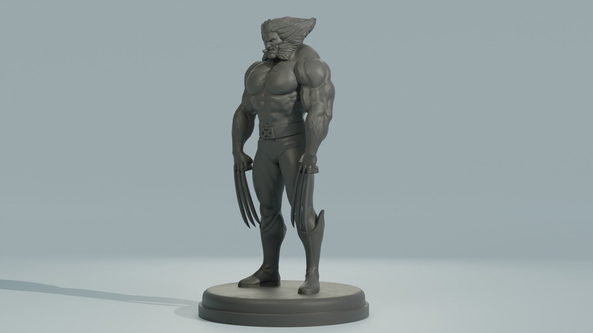 Wolverine 3D model 3D printable | CGTrader
