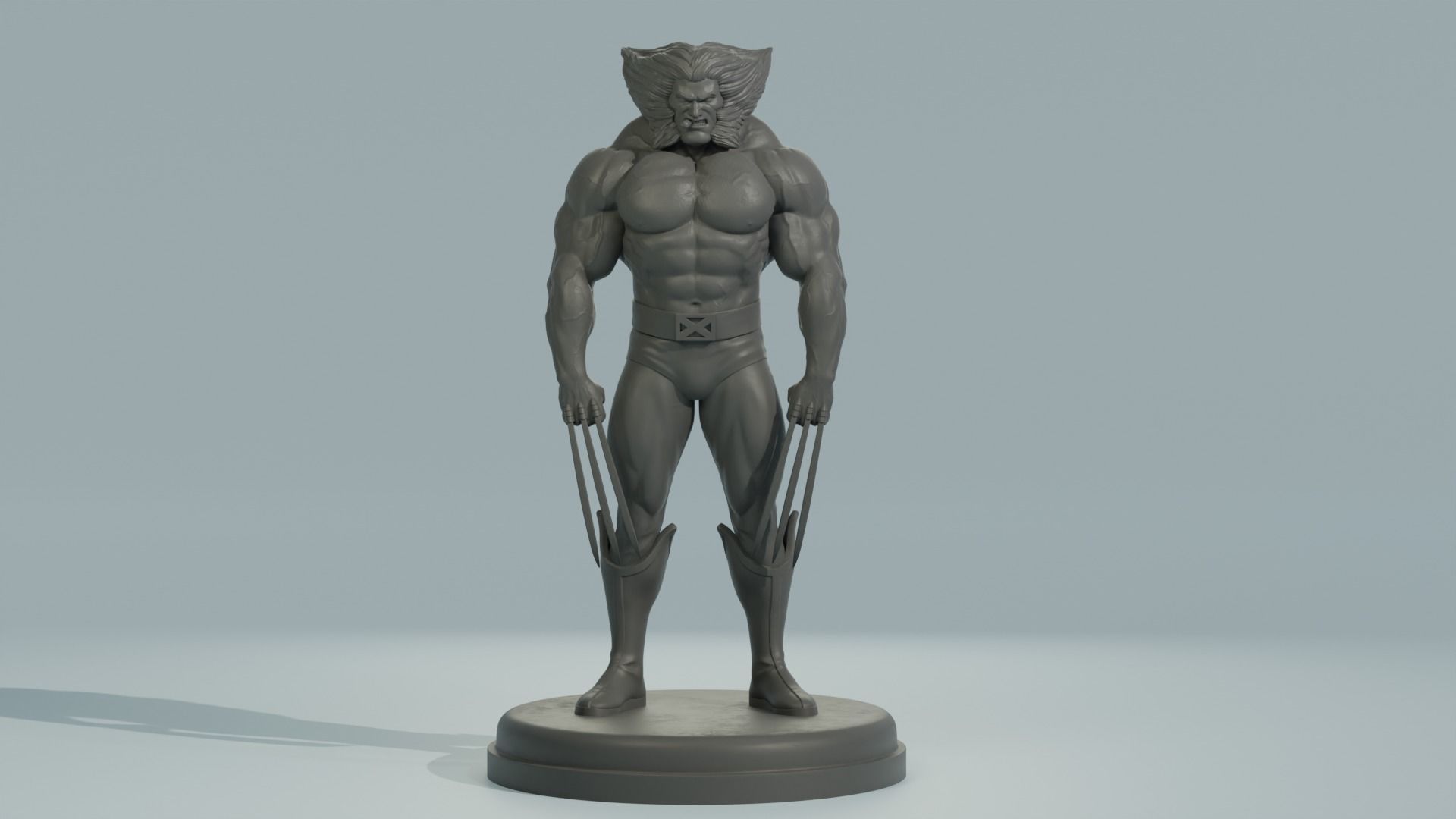 Wolverine 3D model 3D printable | CGTrader