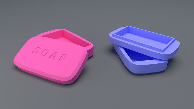 Soap Bar Storage Box 3D model 3D printable | CGTrader