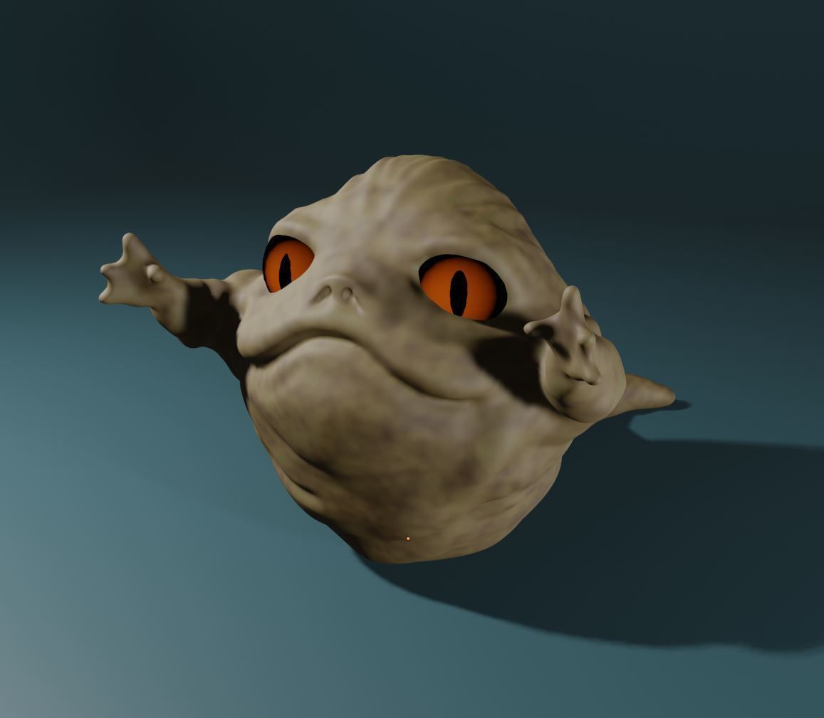 Rotta the Hutt Pre-supported Miniature Legion Scale 3D model 3D ...
