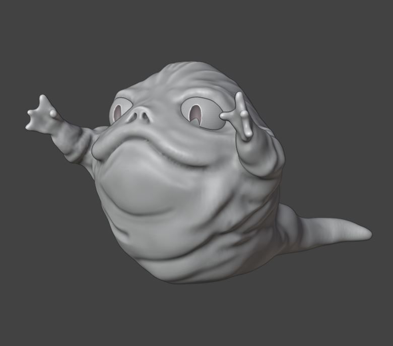 Rotta the Hutt Pre-supported Miniature Legion Scale 3D model 3D ...