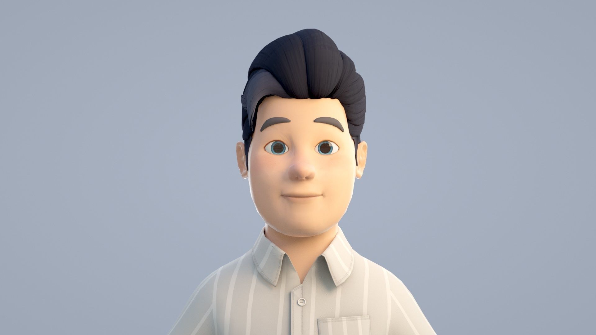 cartoon manager fanther 3D model | CGTrader