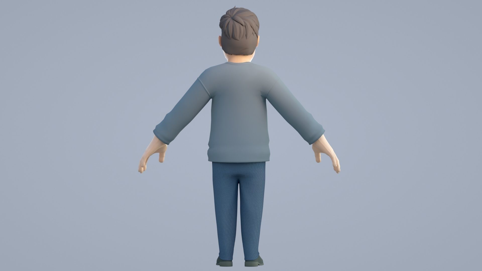 cartoon man 3D model | CGTrader