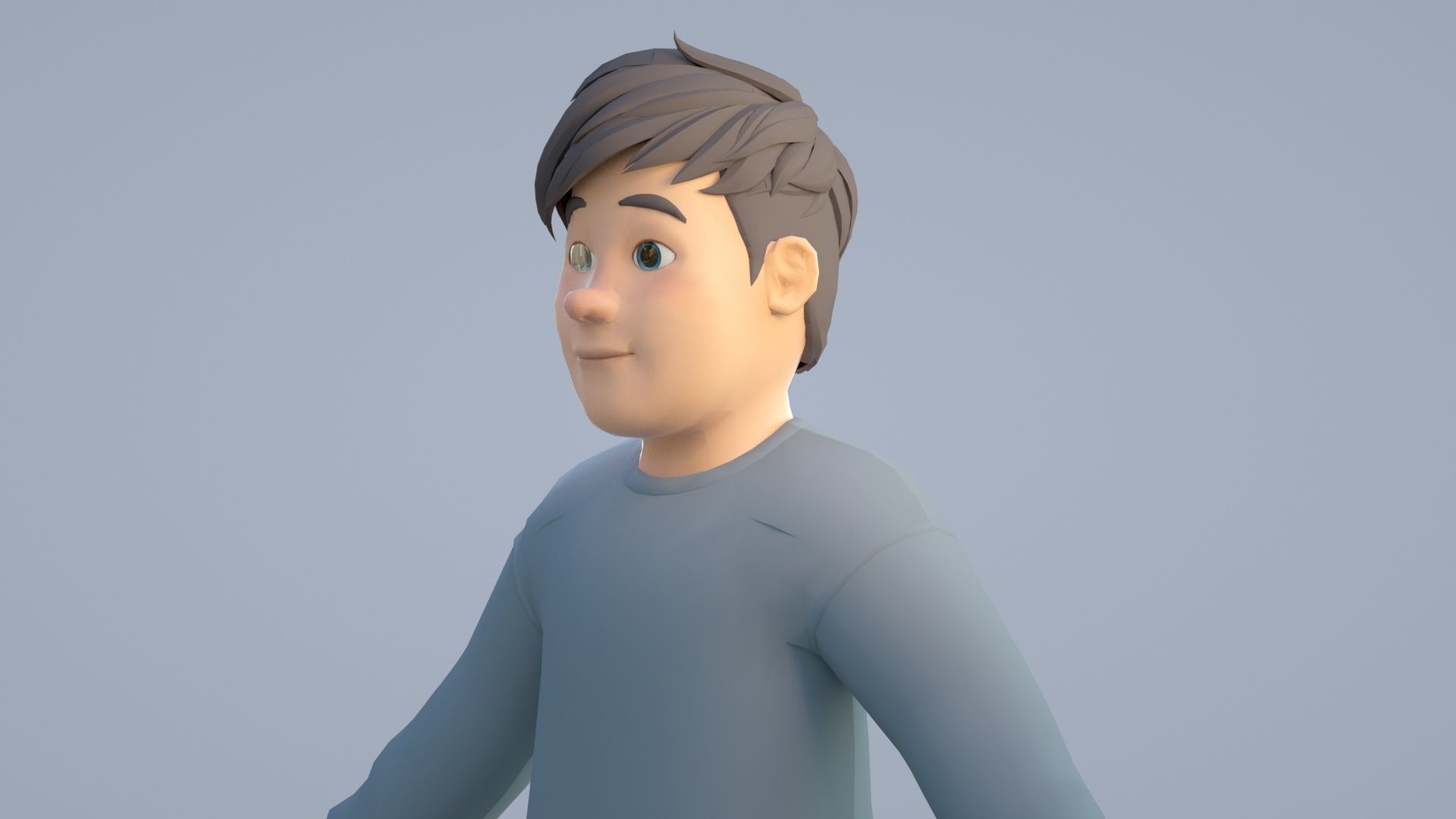 cartoon man 3D model | CGTrader