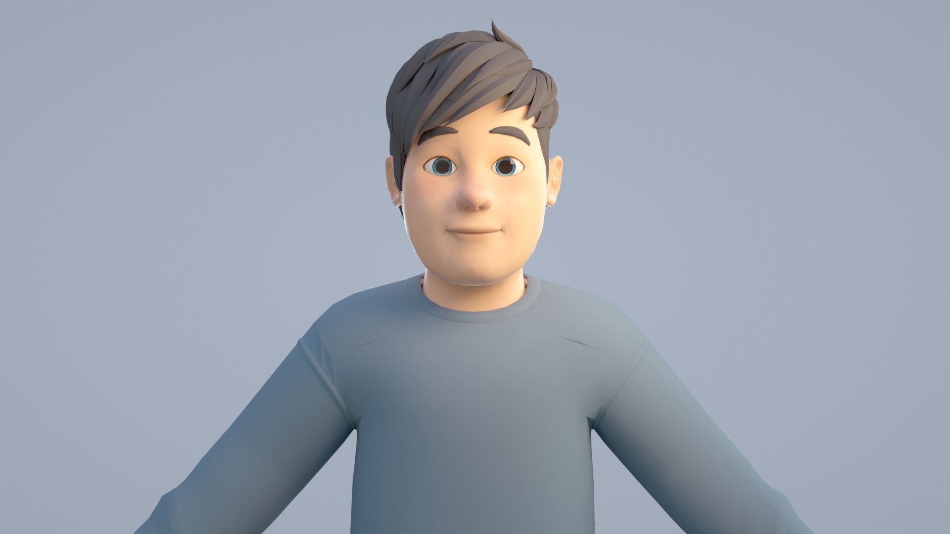 cartoon man 3D model | CGTrader