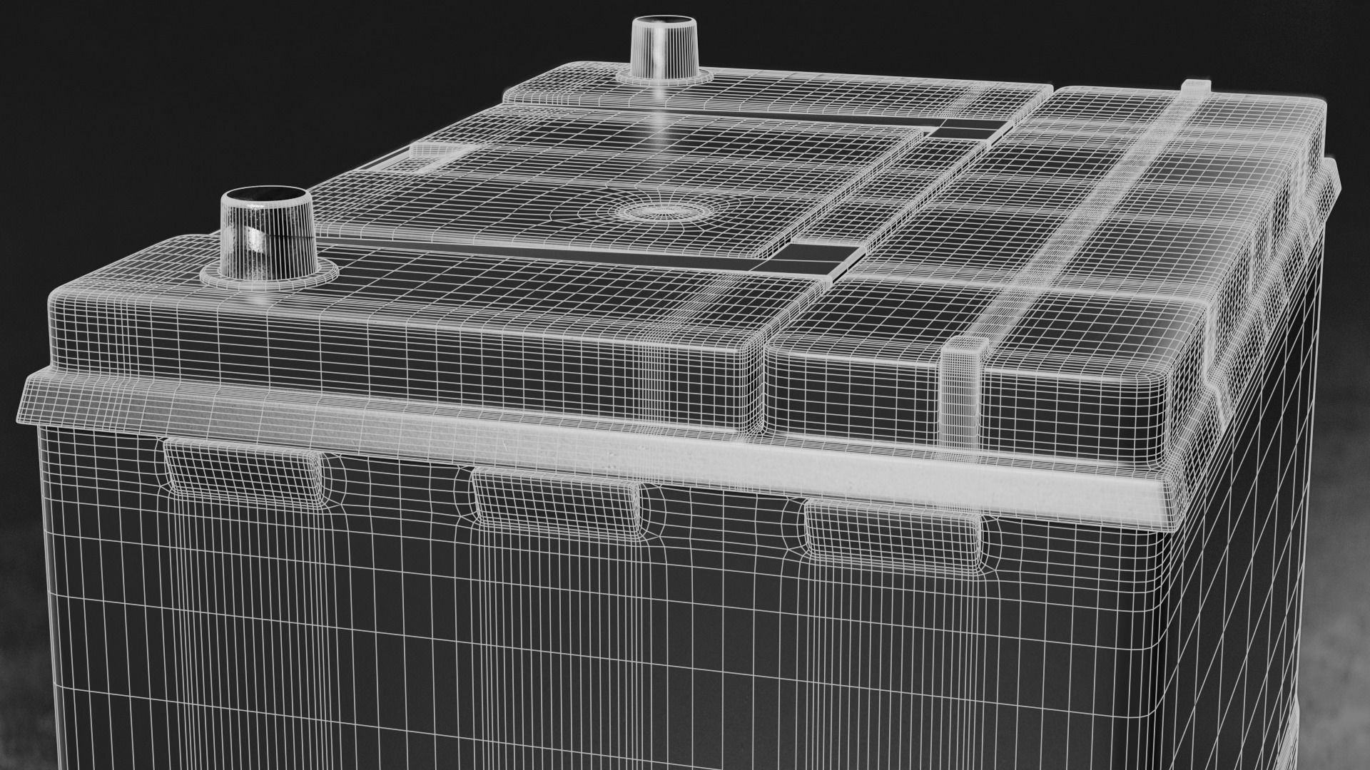 Car Battery Type C 3D model | CGTrader