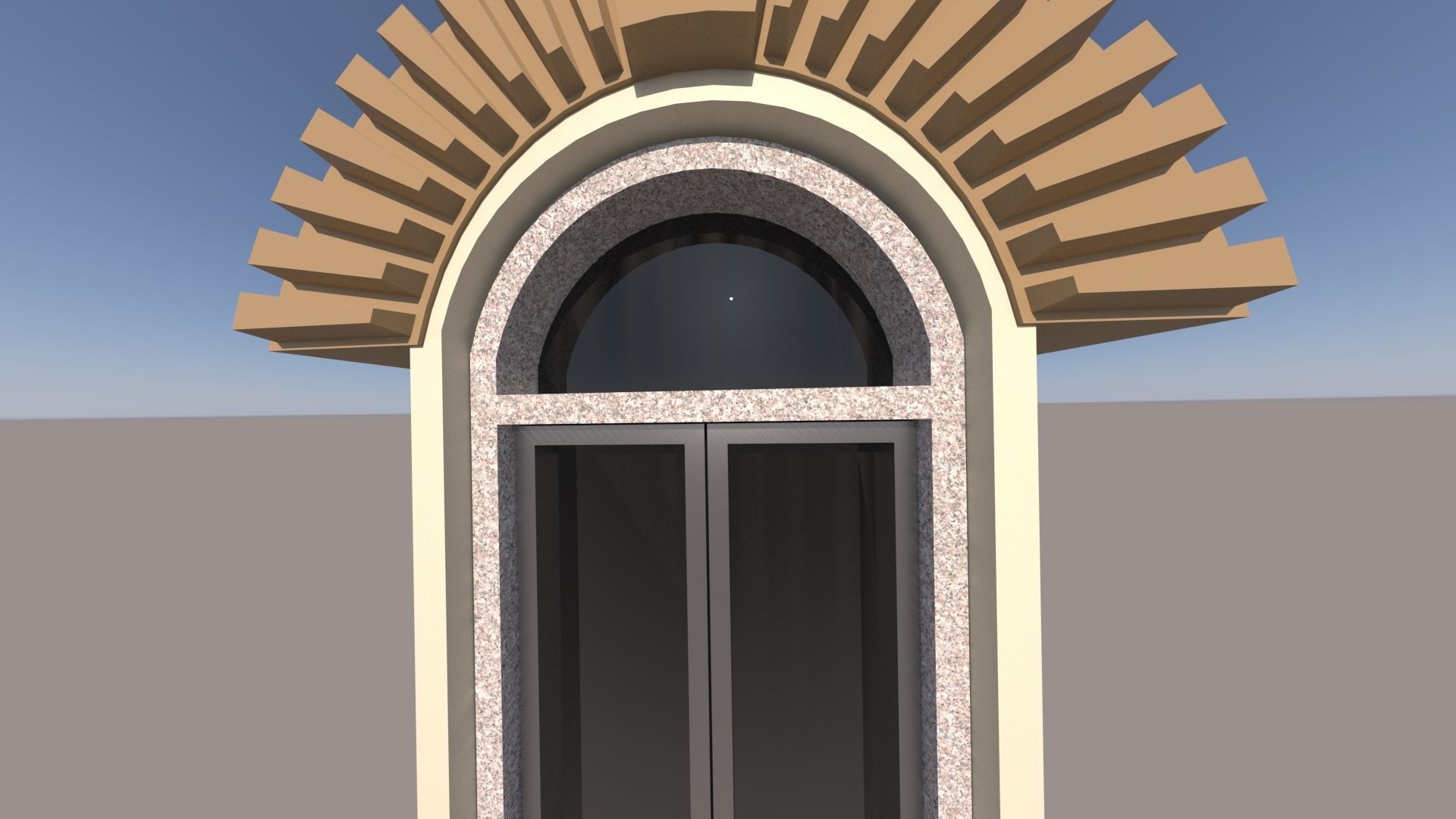 Window frame with contemporary design 3D model | CGTrader