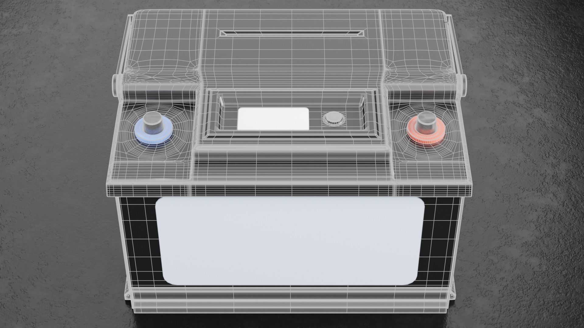 Car Battery Type D 3D model | CGTrader