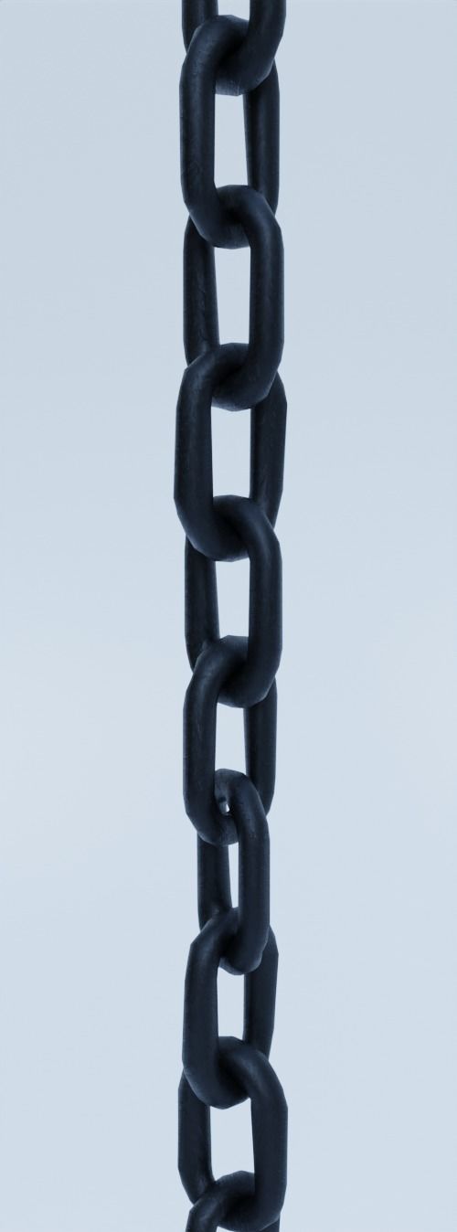 Simple BALL and CHAIN model free 3D model | CGTrader