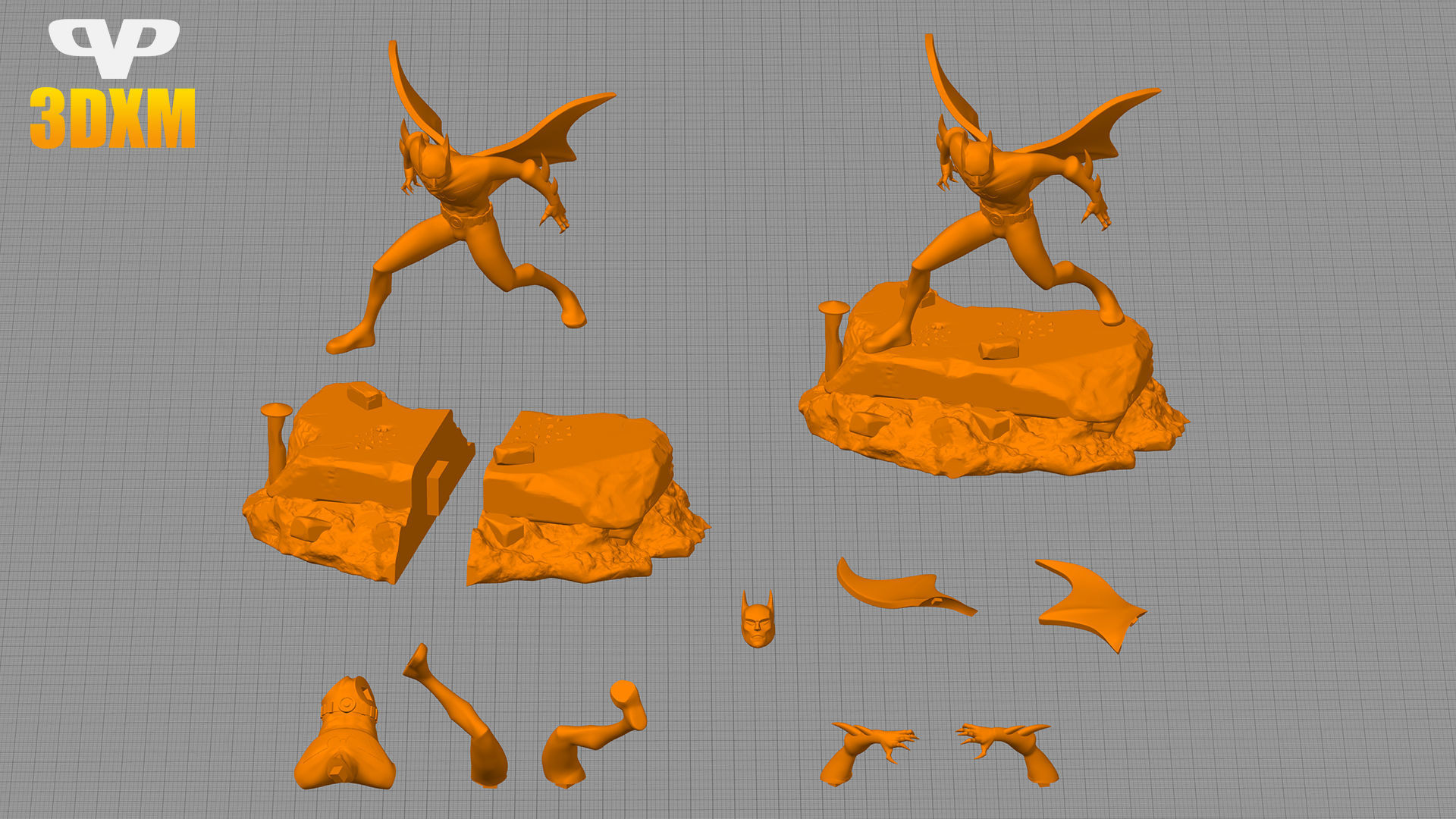 Batman Beyond STL for 3D Printing 3D model 3D printable | CGTrader