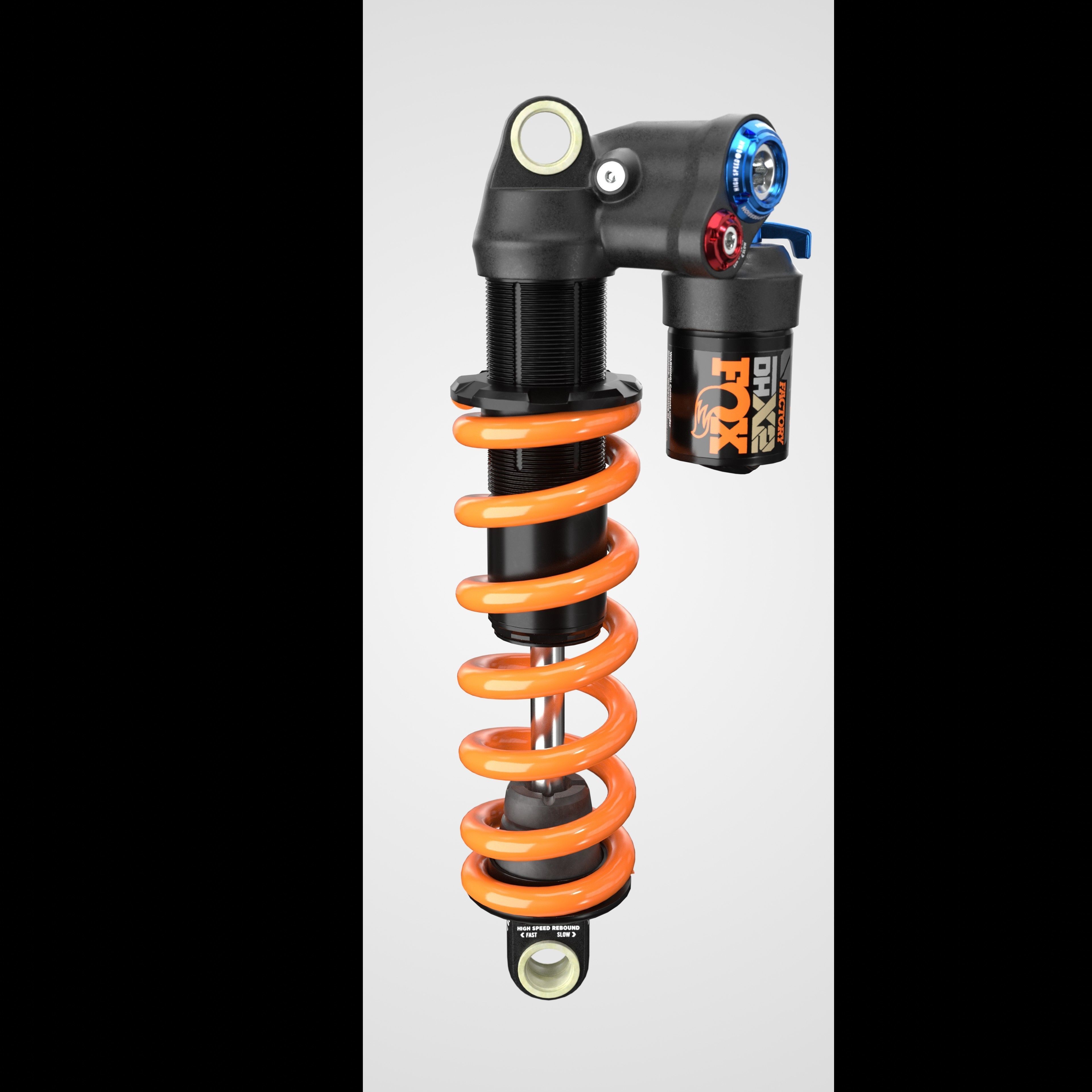 3D model FOX DHX2 coil shock VR / AR / low-poly | CGTrader