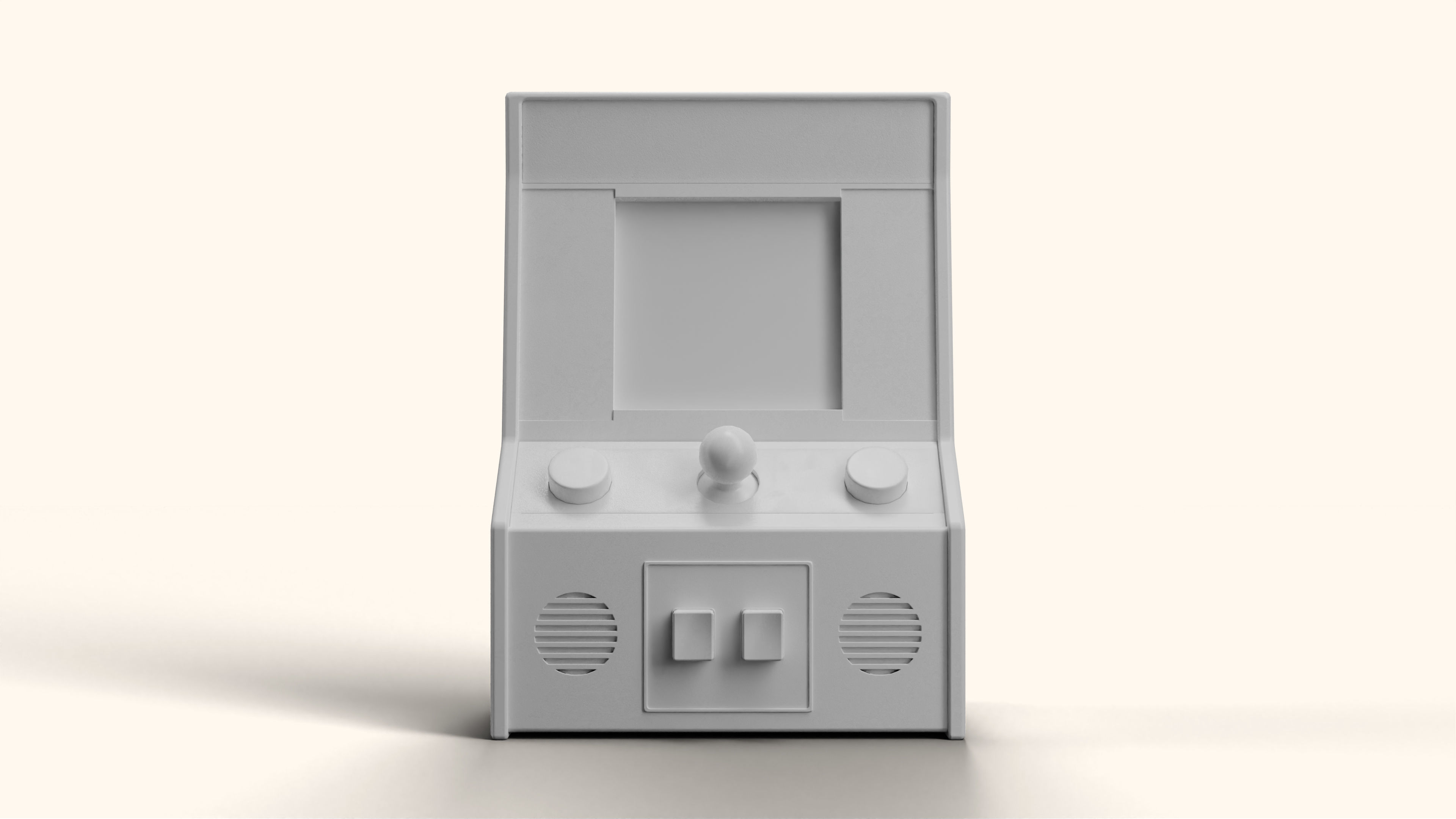 3D model Ms Pacman Mini Arcade Machine Portable Device 3D Model VR / AR ...