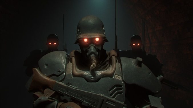 Kerberos Panzer Cop 3D model rigged | CGTrader