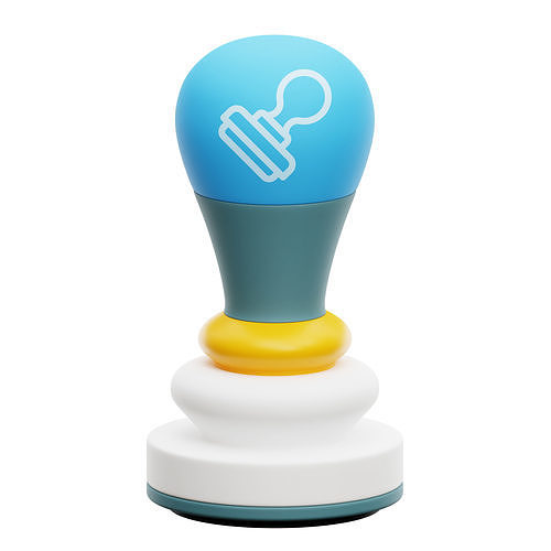 3D model Stamp 3D Icon VR / AR / low-poly | CGTrader