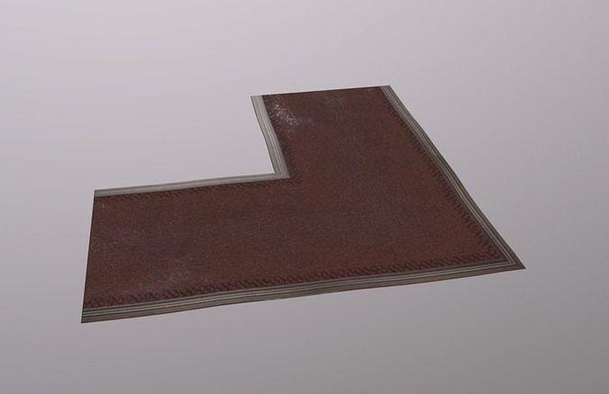 3D model Floor Carpet Corner VR / AR / low-poly | CGTrader