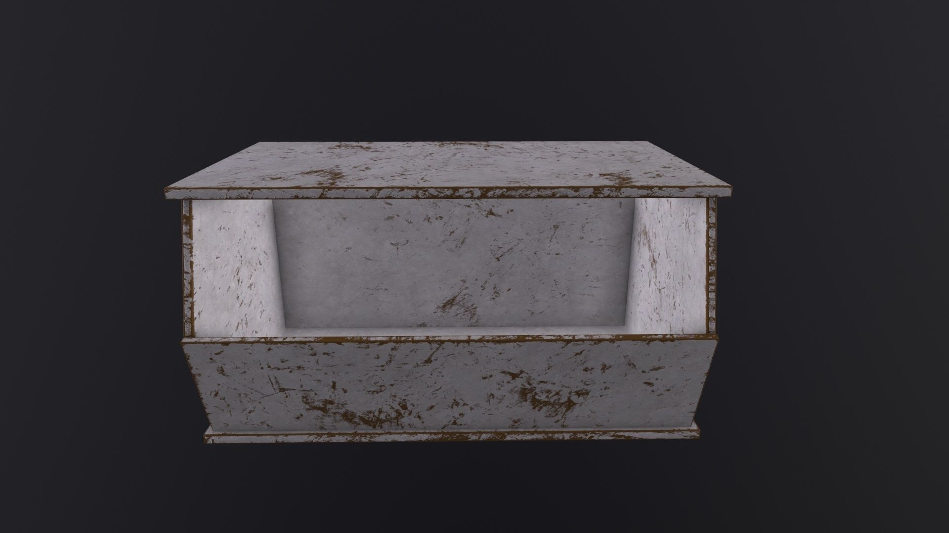 3D model Wooden Storage Bin 3D Model VR / AR / low-poly | CGTrader