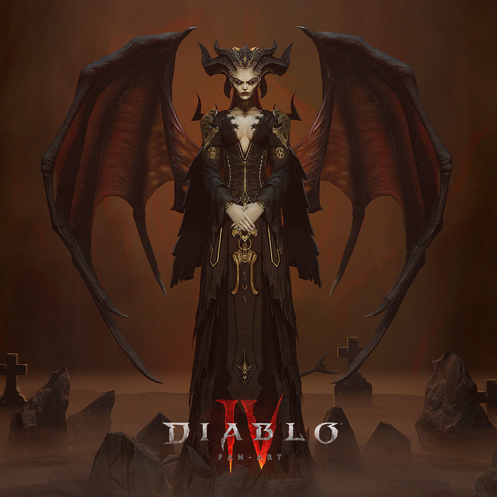 3D model Diablo IV Character modeling process videos and Project files ...