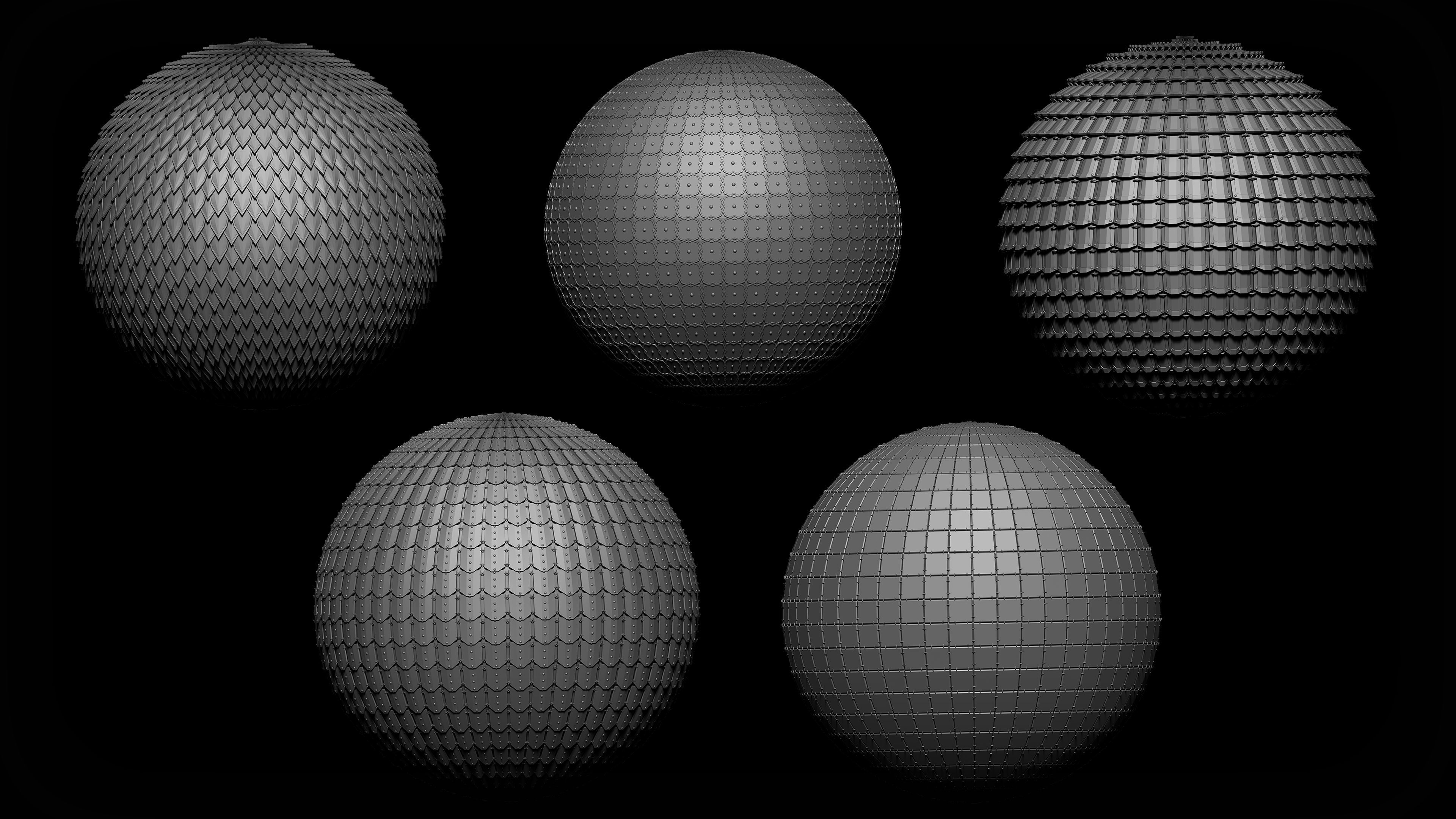 Zbrush - 45 Scale Nanomesh Meshes Texture | CGTrader