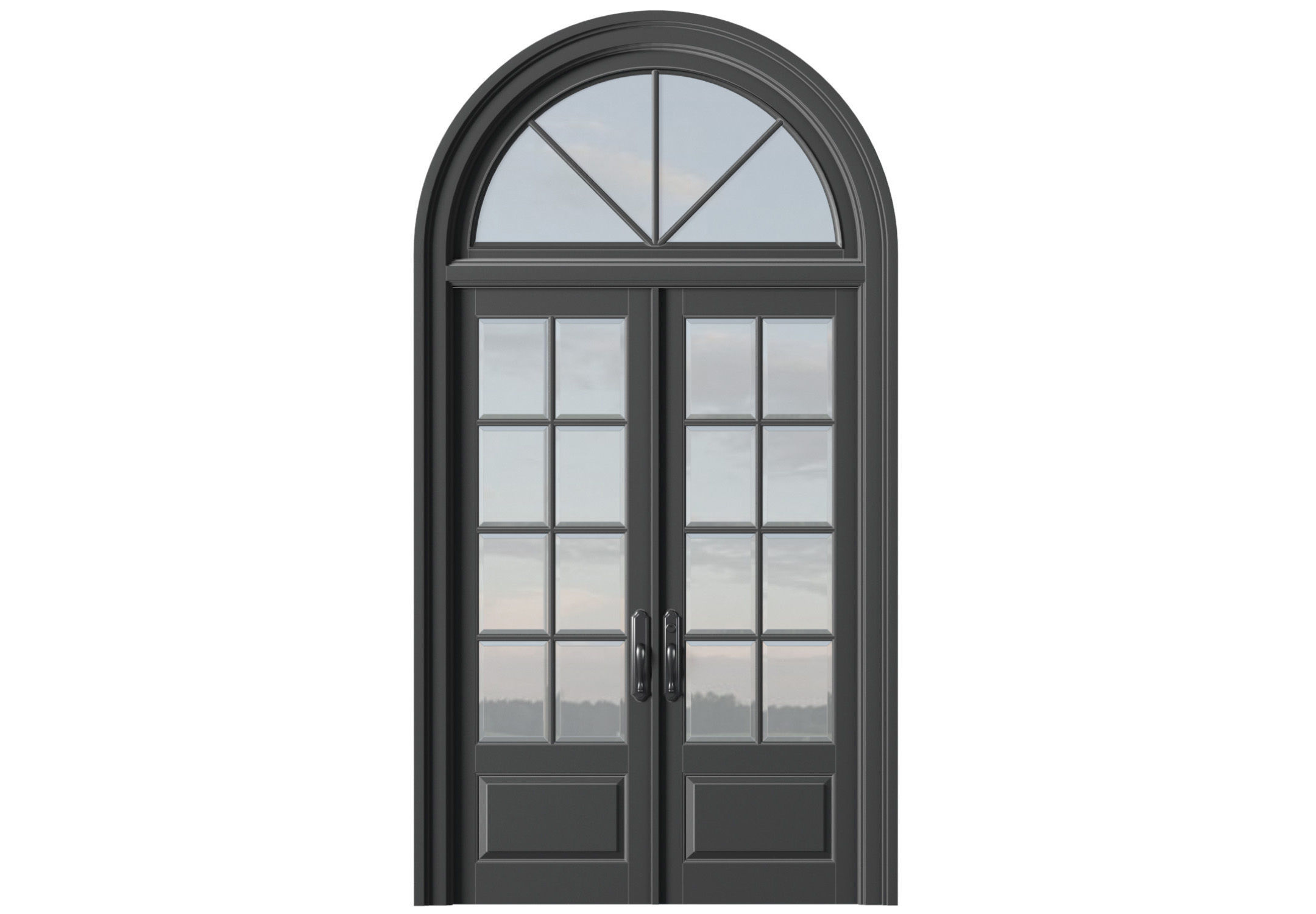 Arc Classic Entrance Doors 3D model | CGTrader