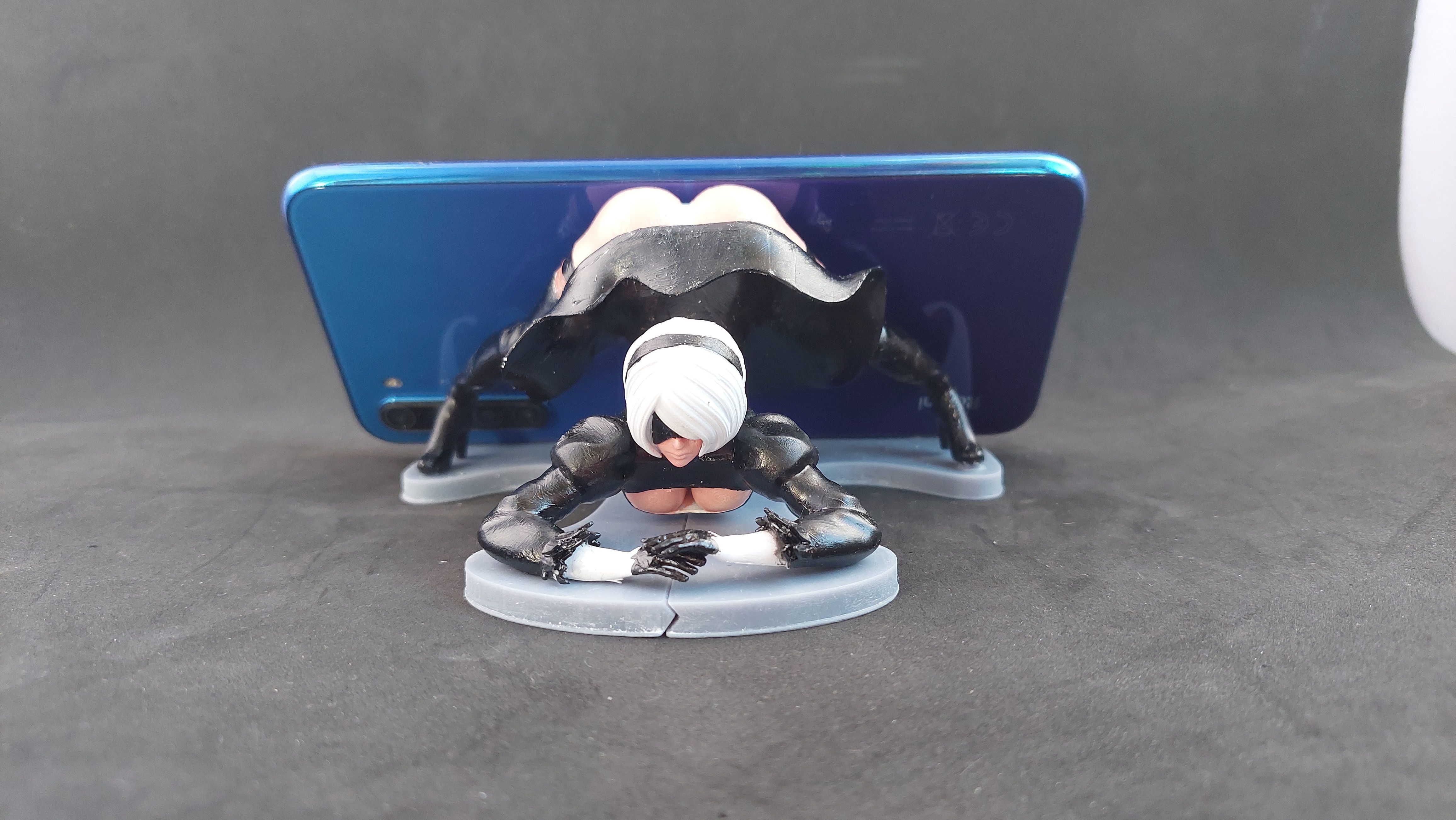 2B NIER AUTOMATA PHONE HOLDER 2 VERSIONS 3D model 3D printable | CGTrader