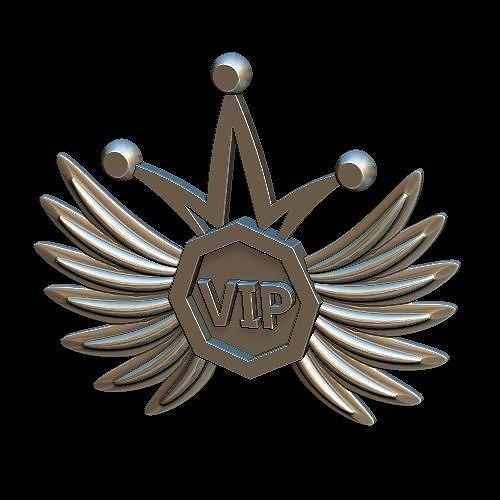 Logo VIP 3D model 3D printable | CGTrader