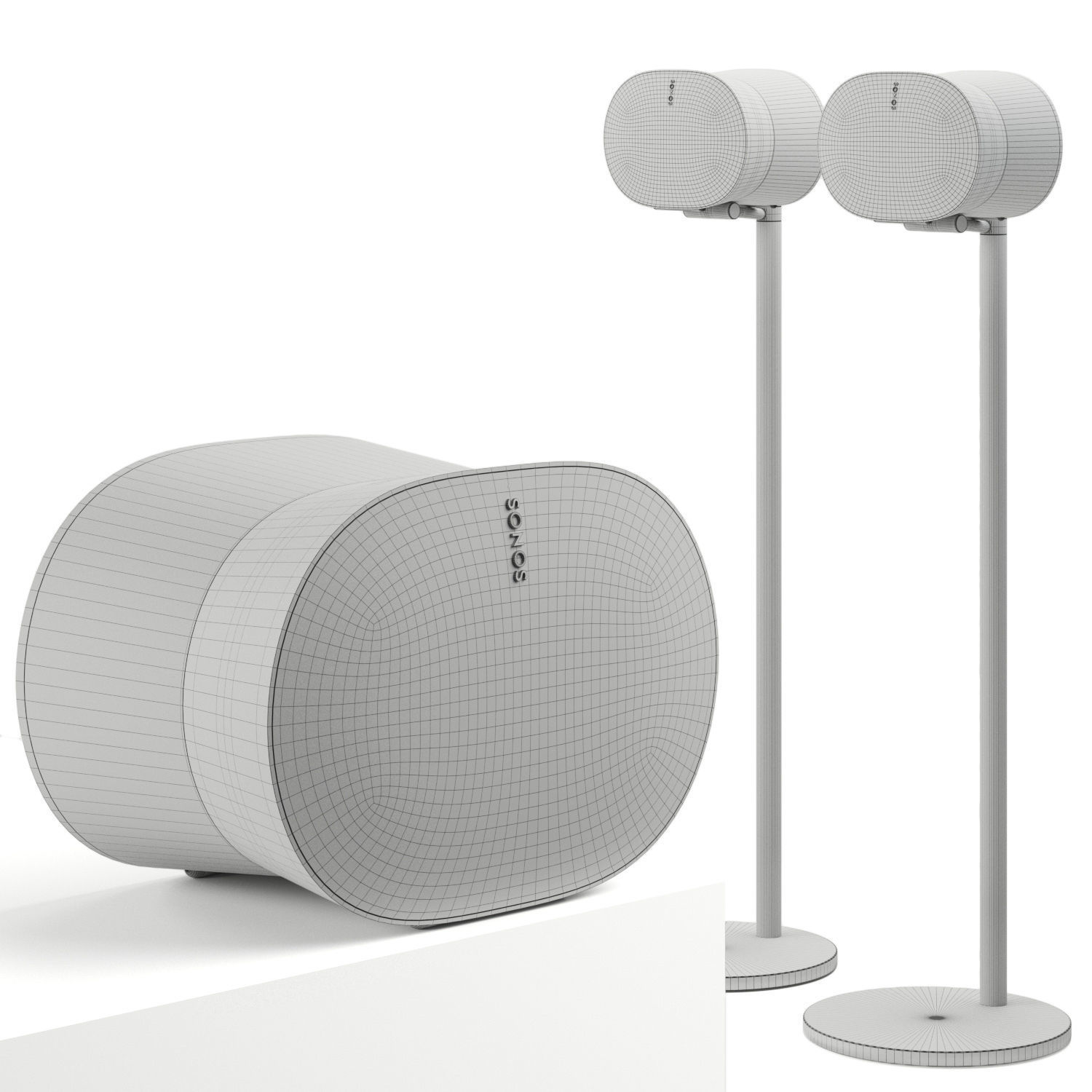 Smart speakers Sonos Era 300 3D model | CGTrader