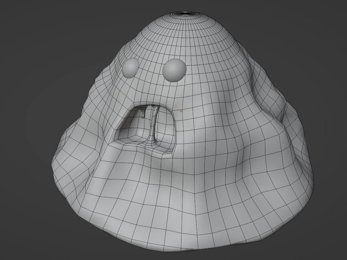 3D model Slime with Bone inside VR / AR / low-poly | CGTrader