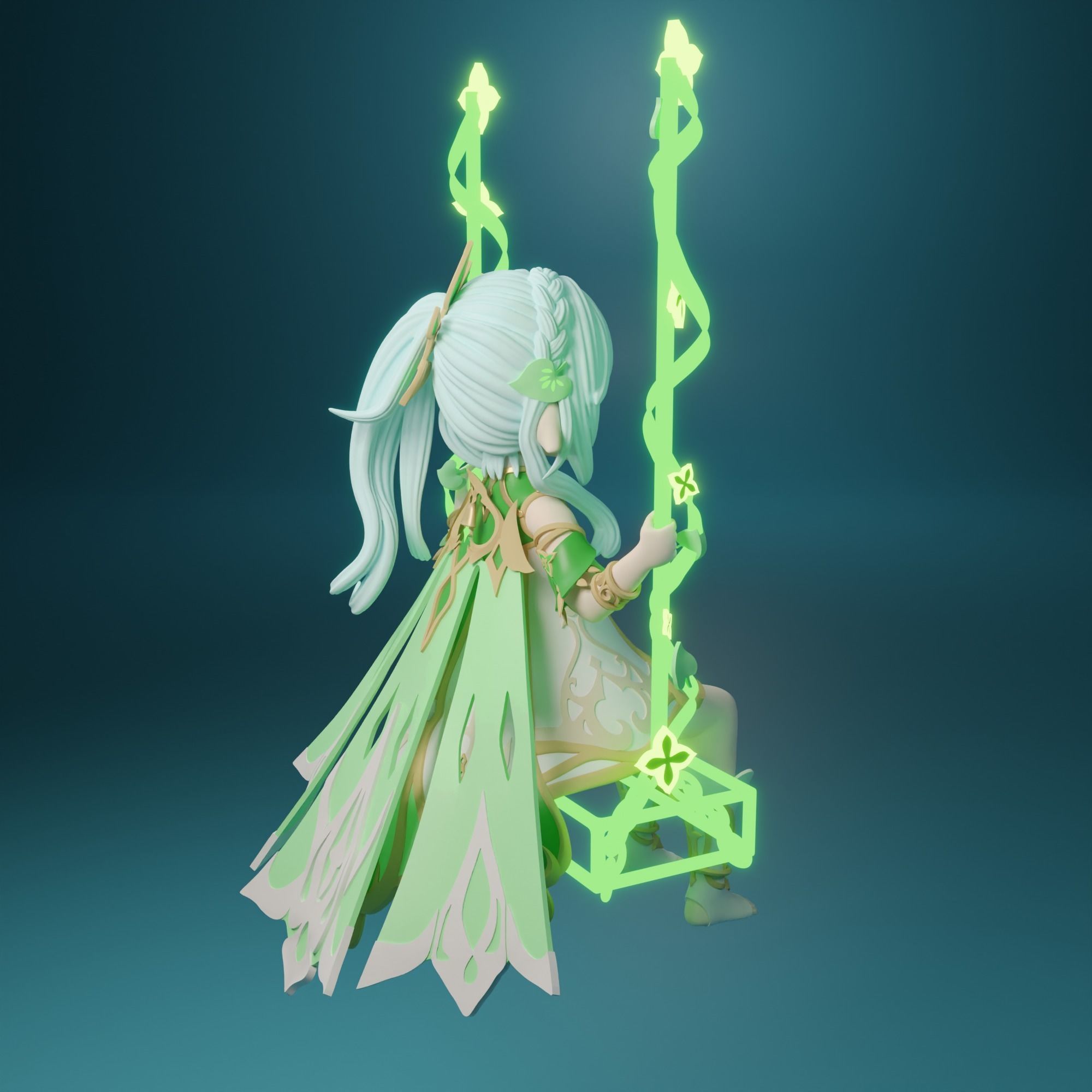 Nahida from Genshin Impact 3D model 3D printable | CGTrader