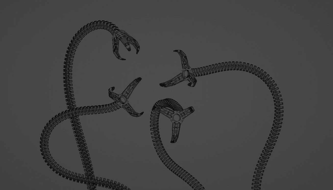 Doctor Octavius tentacles from SpiderMan free 3D model animated rigged ...