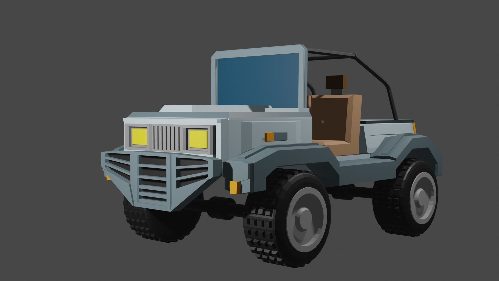 3D model Low poly jeep VR / AR / low-poly | CGTrader