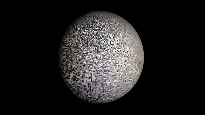 Enceladus Planet 3D model | CGTrader