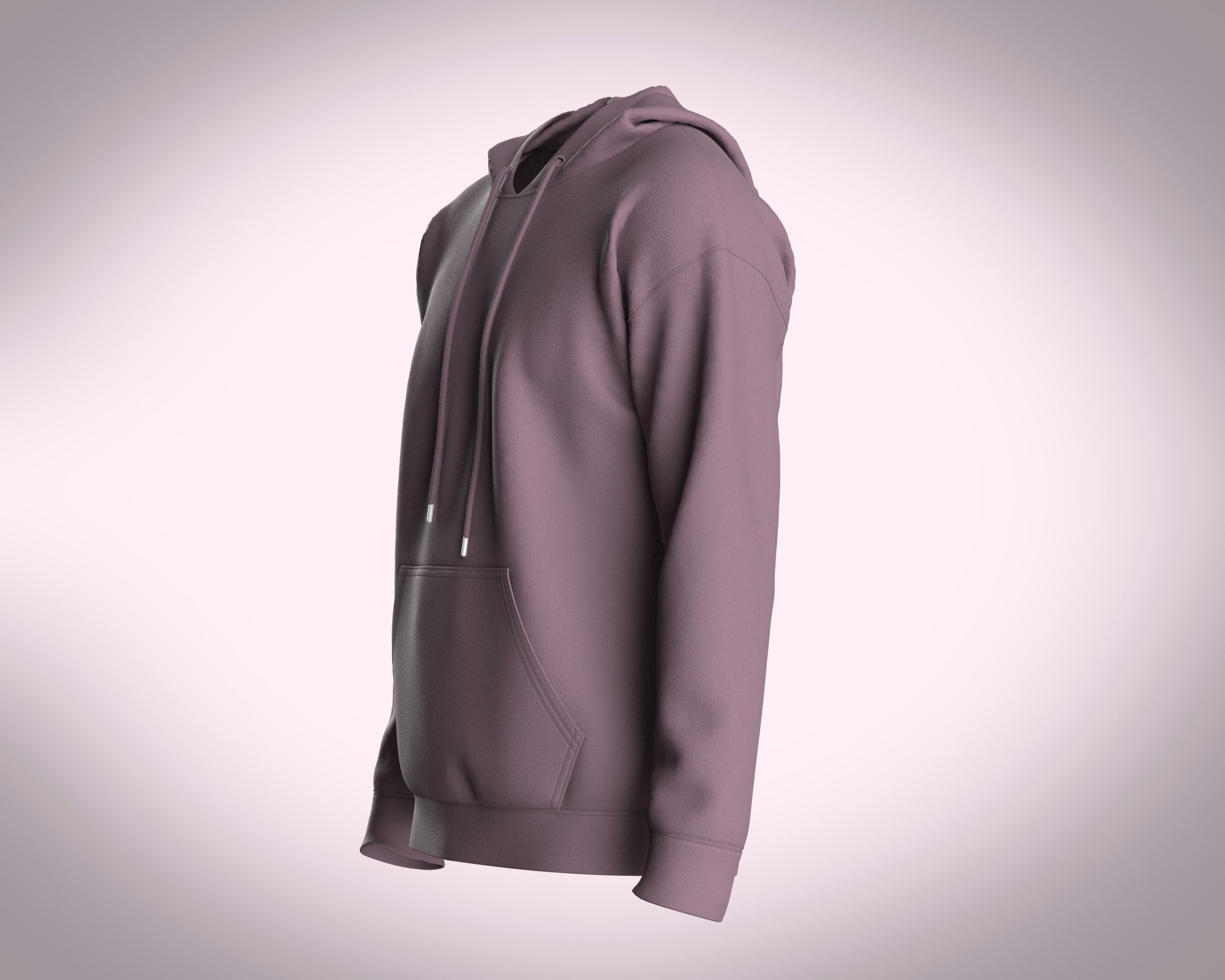 Hoodie-Unisex Style 3D model | CGTrader