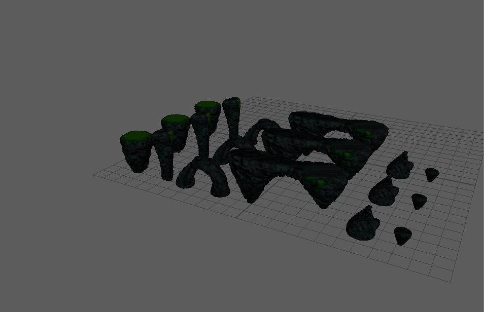 Ghibli Style Rocks 3D model | CGTrader