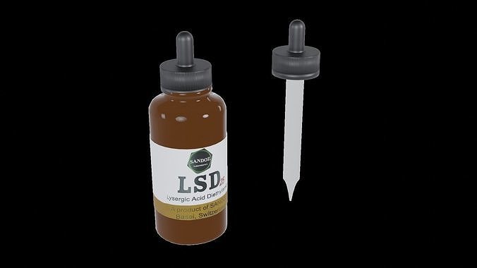 3D model LSD Vial VR / AR / low-poly | CGTrader