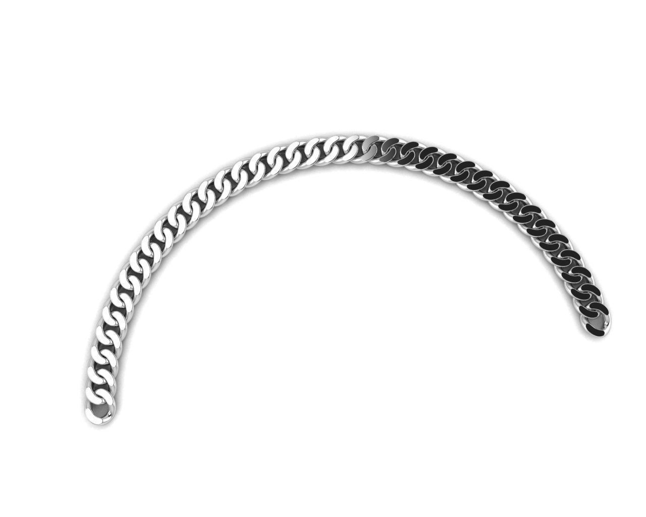 Cuban chain 3D print model 3D model 3D printable | CGTrader