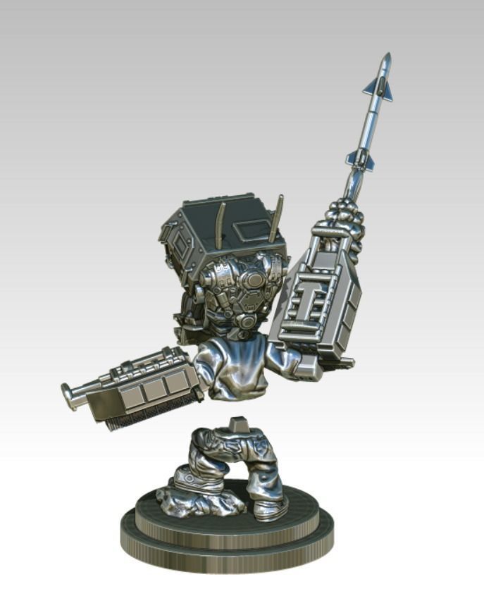 Himars-Man Ukrainian style 3D model 3D printable | CGTrader