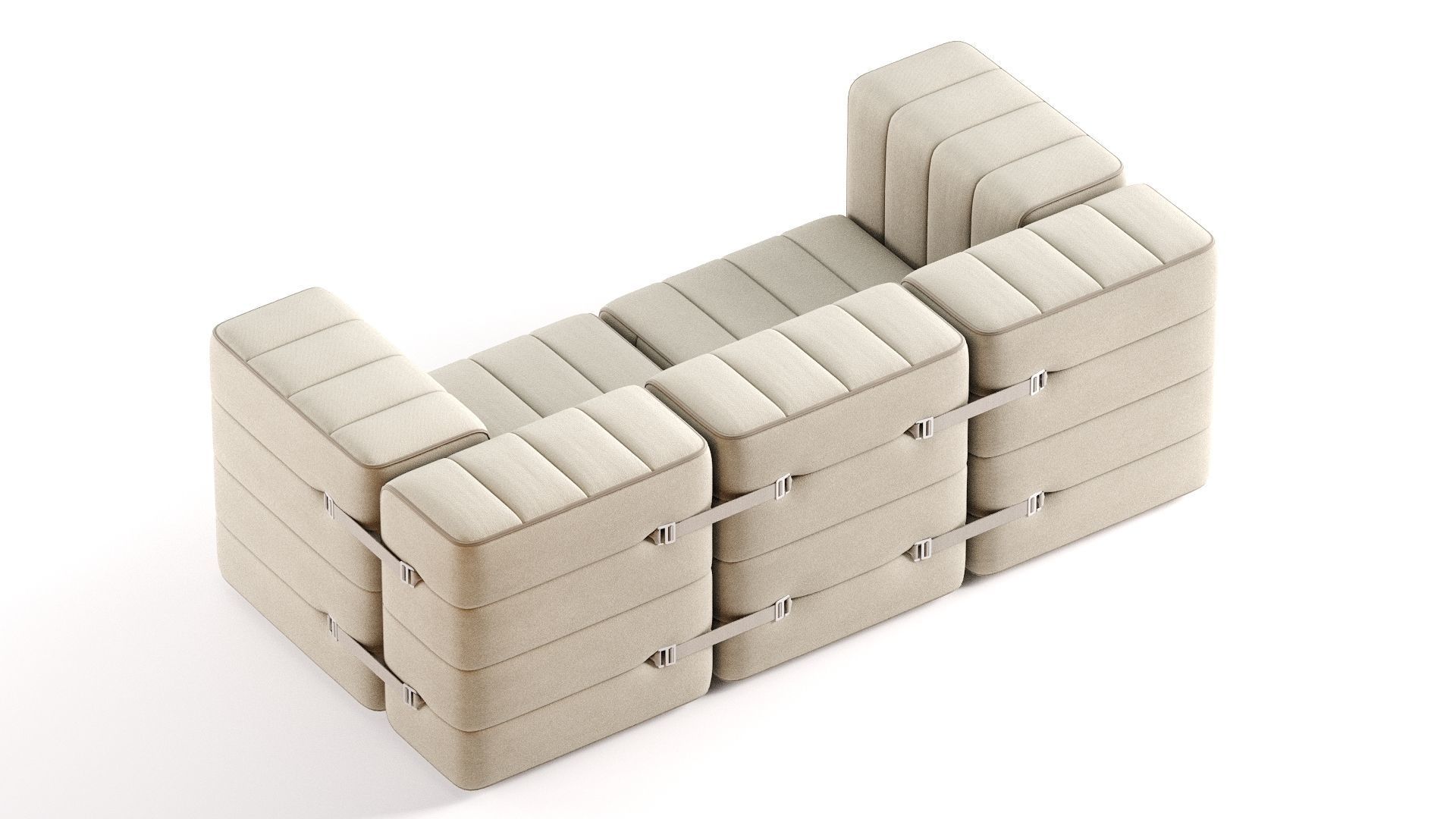 Curt Modular Sofa 3D model | CGTrader