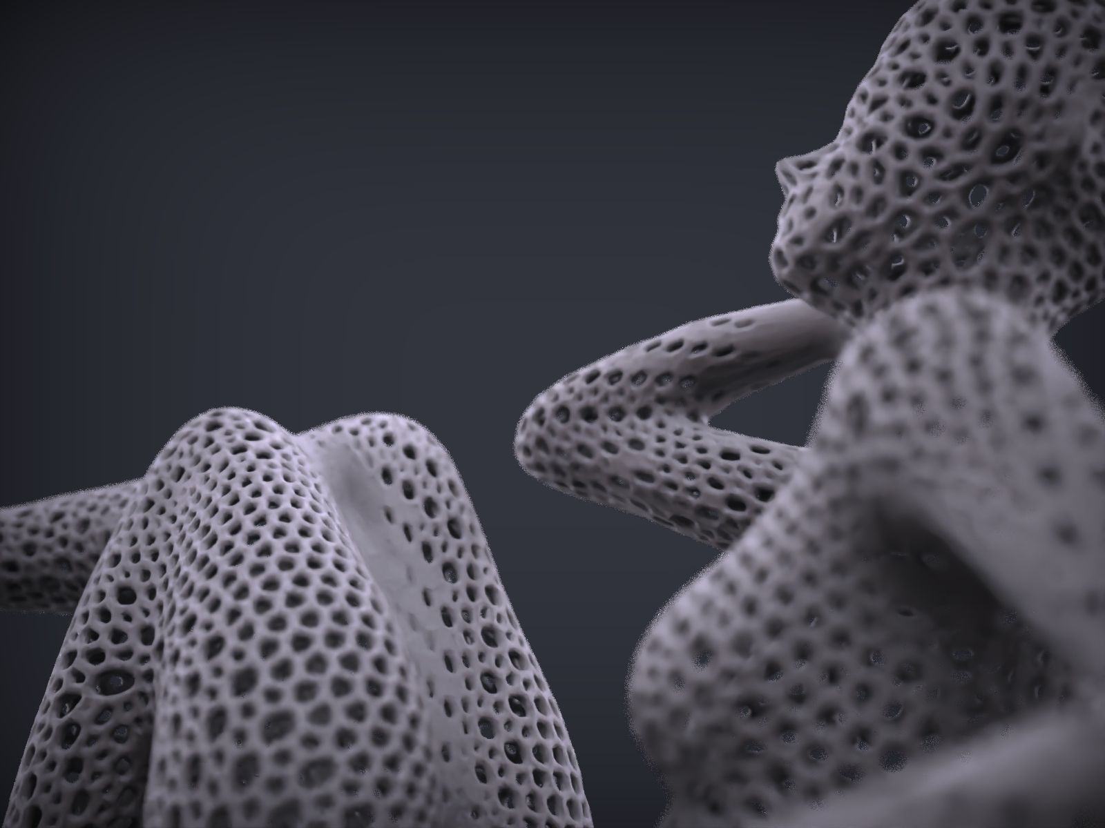 Female figure Lattice Voronoi 3D model 3D printable | CGTrader
