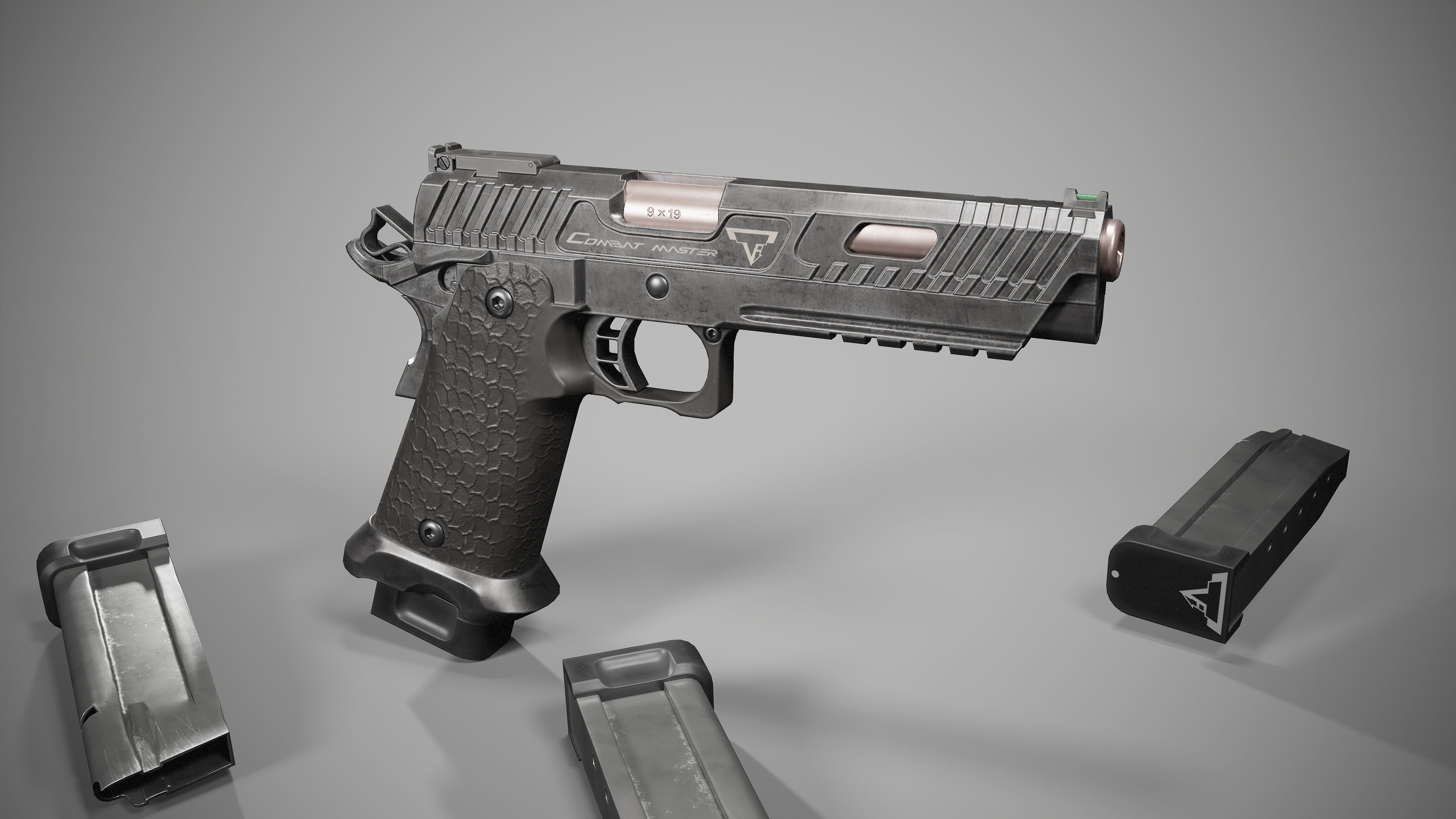 3D model Taran Tactical STI 2011 Low Poly Game Ready PBR VR / AR / low-poly | CGTrader