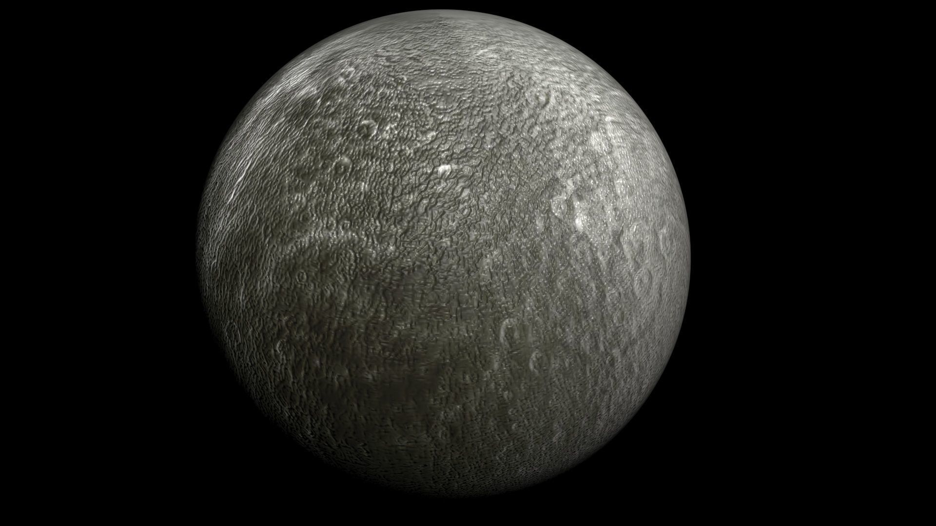 Rhea Planet 3D model | CGTrader